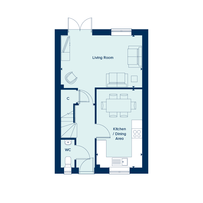 Home 130: The Filey | Highlands Park | Crest Nicholson