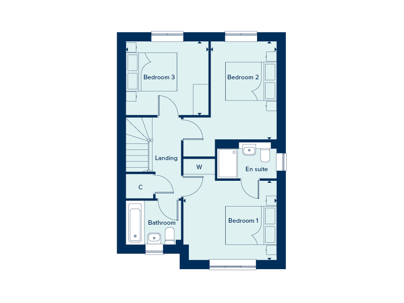 Home 45: The Seaton | Ludlow Green | Crest Nicholson