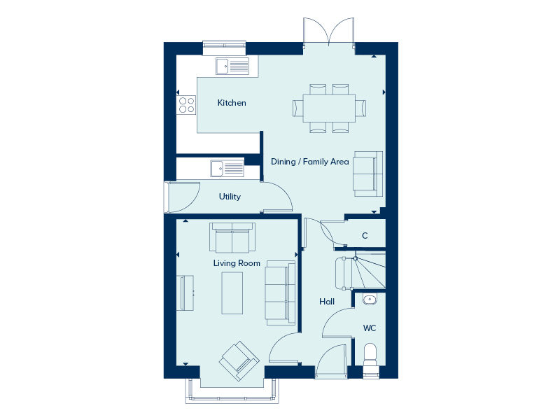 Home 265: The Romsey | Crest Nicholson at Branston Locks | Crest Nicholson